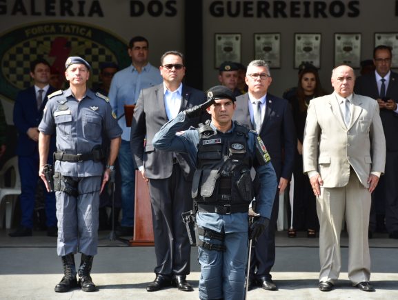 Sistema de segurança empossa novo comandante da Força Tática da Polícia ...