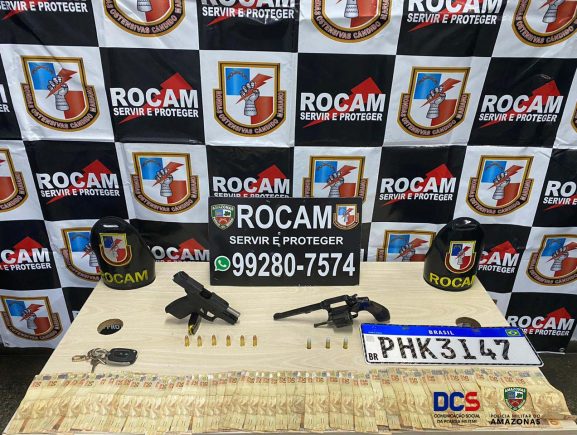 Rocam detém homem com armas no bairro Cidade Nova - SSP