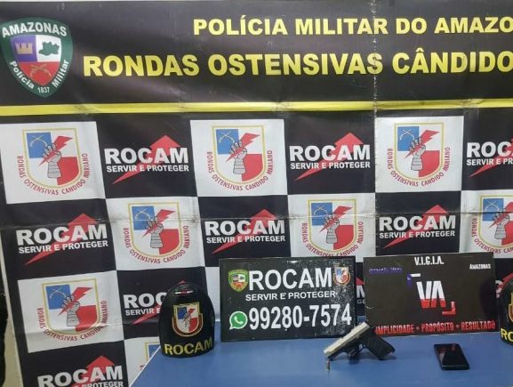 Rocam detém homem com pistola e dinheiro em Tabatinga - SSP