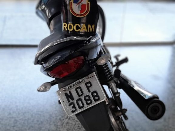 “Rocam Motos” prende homem com motocicleta adulterada - SSP “Rocam Motos” prende homem com motocicleta adulterada - SSP