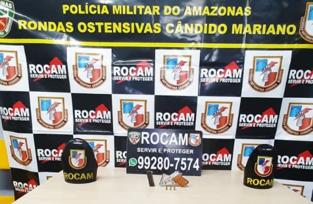 Rocam detém casal por posse ilegal de arma de fogo na zona norte - SSP