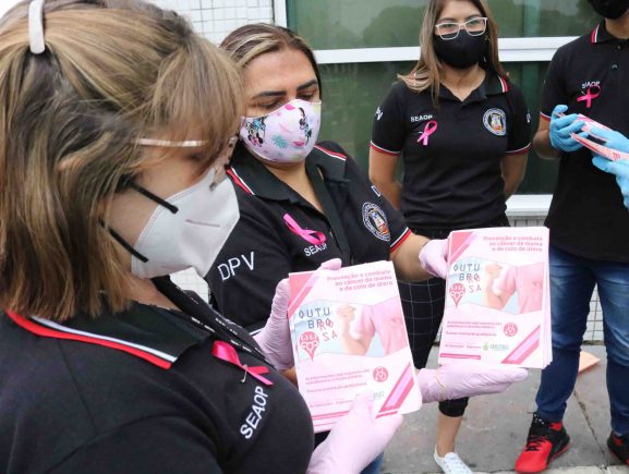 SSP-AM inicia ações do ‘Outubro Rosa’ na zona centro-sul de Manaus - SSP