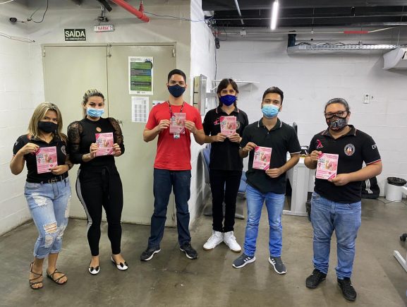 Servidores da SSP realizam ação voltada para o Outubro Rosa - SSP