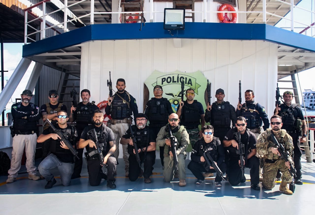 DRCO e GRR participam de treinamento sobre abordagem fluvial - SSP